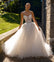 Beaded Illusion Lace A-Line Wedding Dress – Bridal and Formal